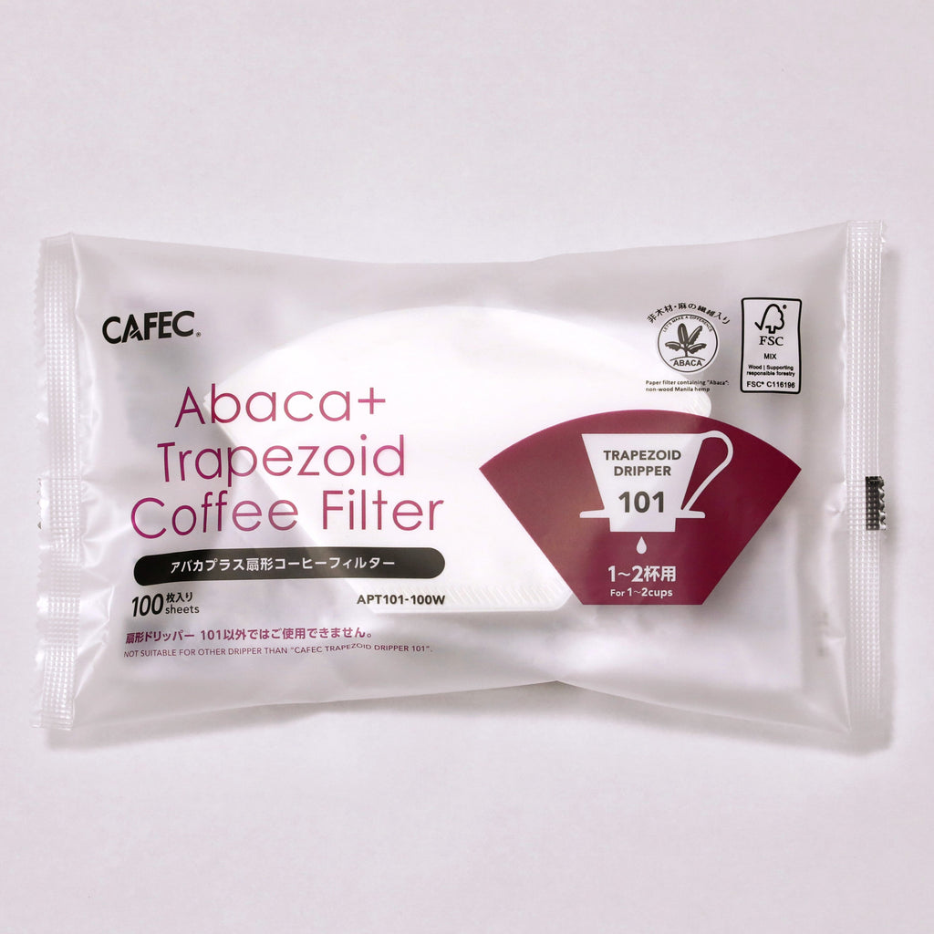 Cafec ABACA+ Trapezoid Paper Filter – Kohiraifu 珈琲生活