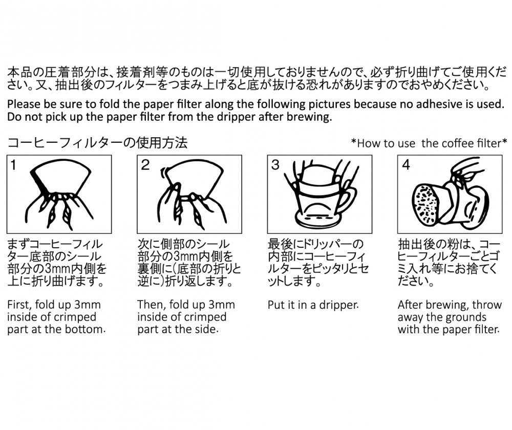 Cafec ABACA+ Trapezoid Paper Filter – Kohiraifu 珈琲生活